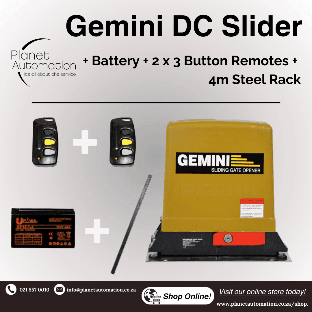 Gemini Sliding Gate Motor: Durability and Security